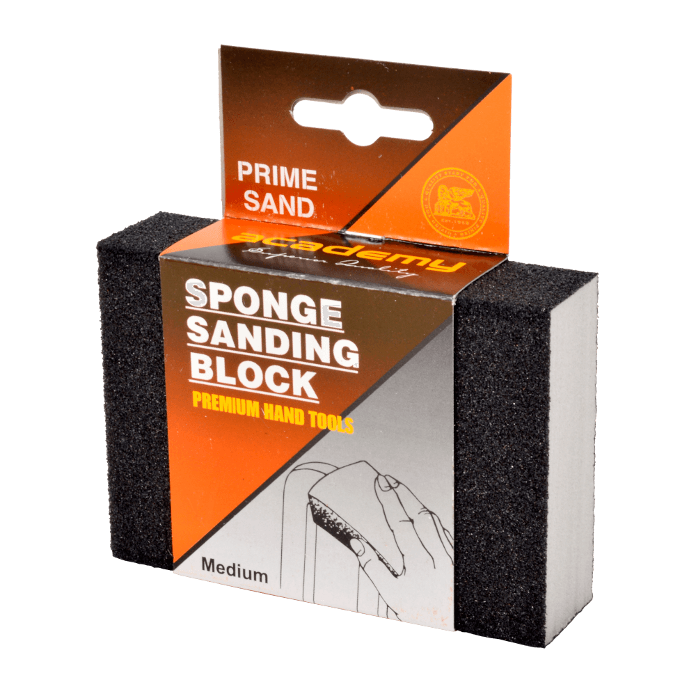 Sponge Sanding Block Medium, ACADEMY BRUSHWARE - Cashbuild