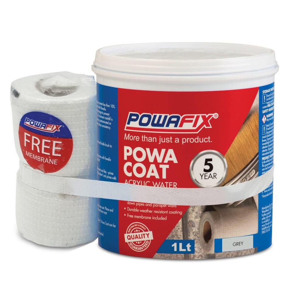 Powa Coat Grey Water Proofer, POWAFIX PTY LTD - Cashbuild