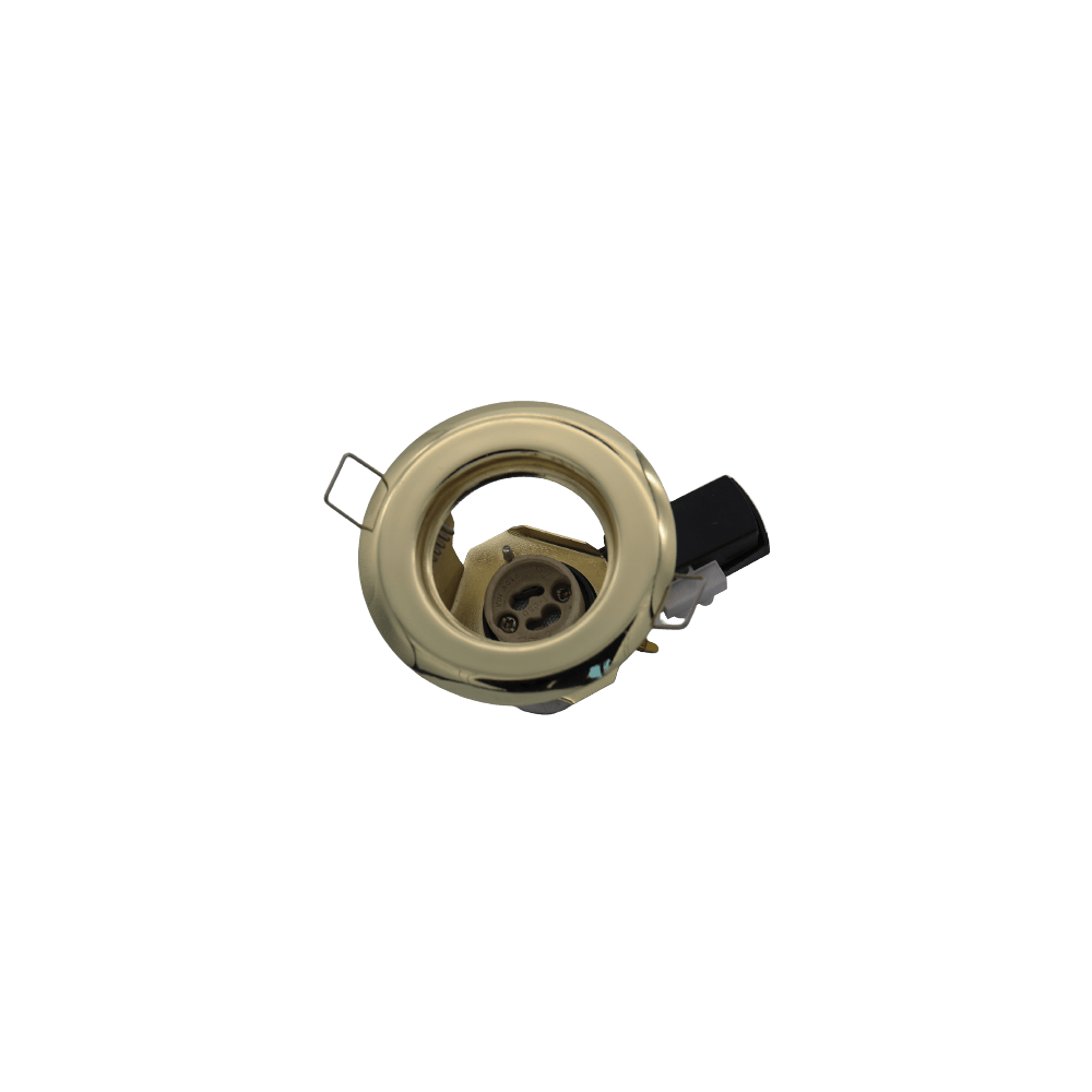 Downlight Dichroic Gu10 Par16 220v Polisehd Brass, - Cashbuild