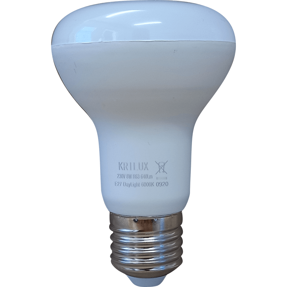 LED Reflector 8w E27 R63 6000k (daylight) Globe, - Cashbuild