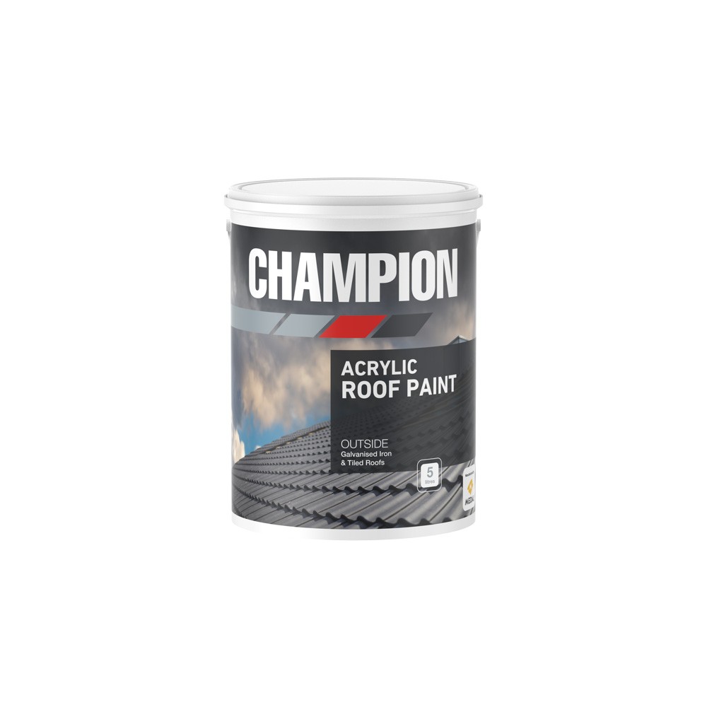 Champion Roof Paint Venetian Red 5l, CHAMPION - Cashbuild