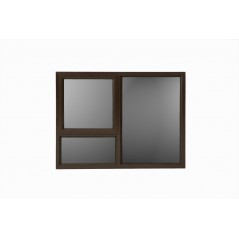 Window Frame Aluminium 28-Pt129 Bronze Left Hand Reflective Glass ...