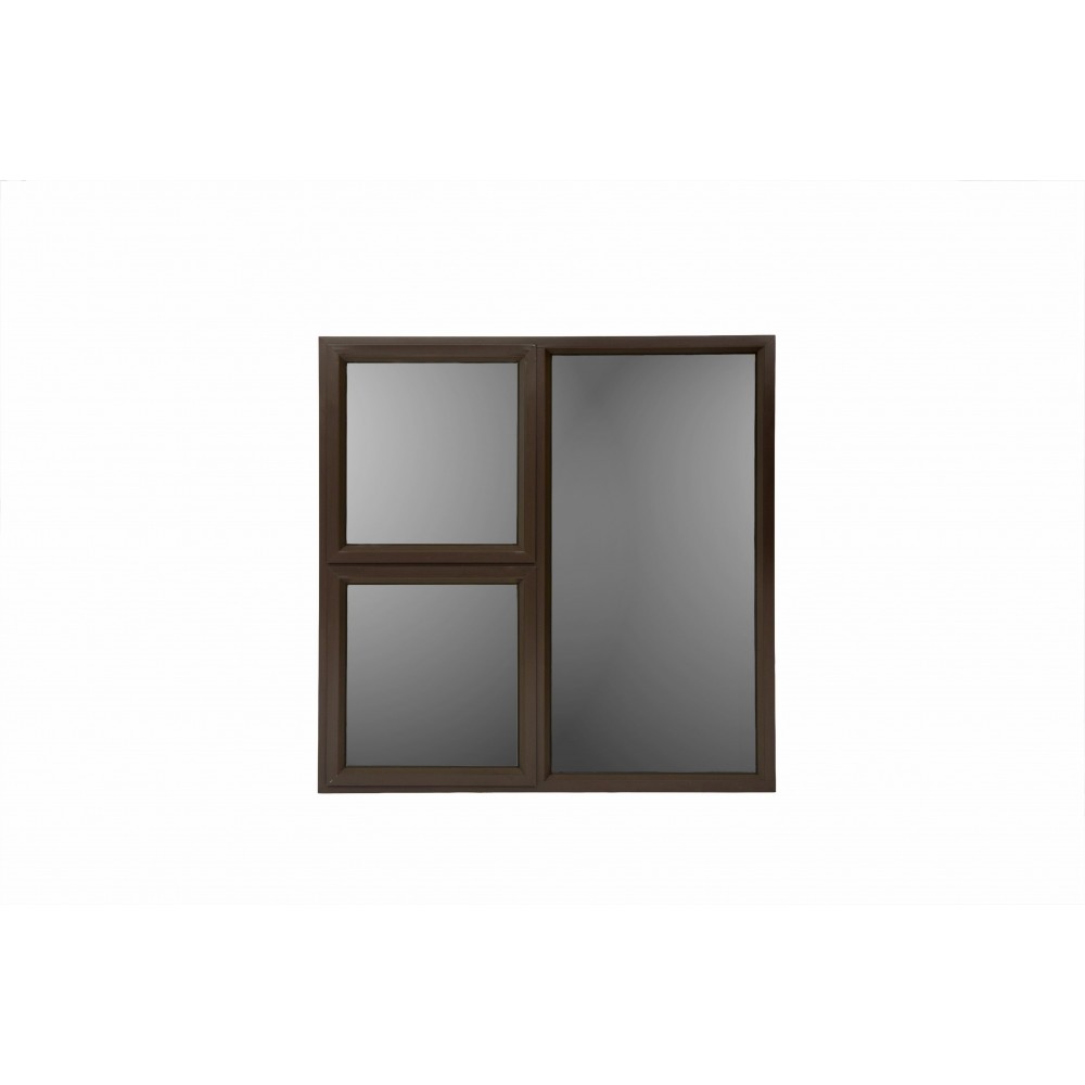 Window Frame Aluminium 28-Ptt1212 Bronze Left Hand Reflective Glass ...