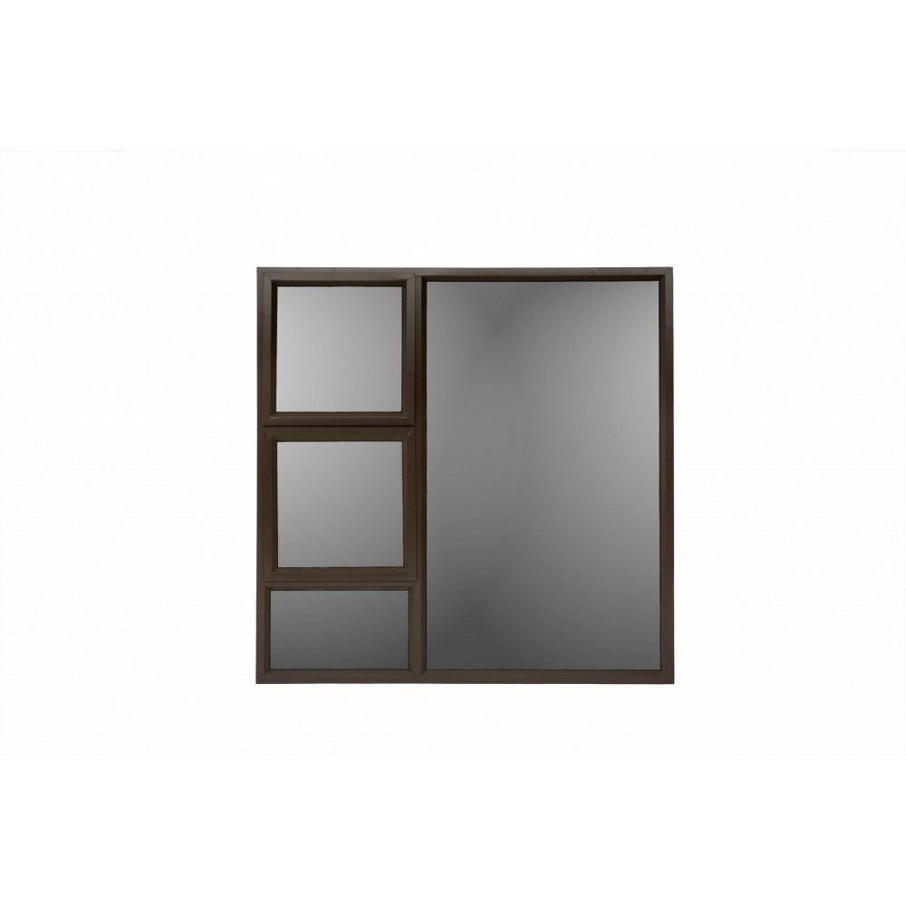 Window Frame Aluminium 28-Ptt1515 Bronze Left Hand Reflective Glass ...