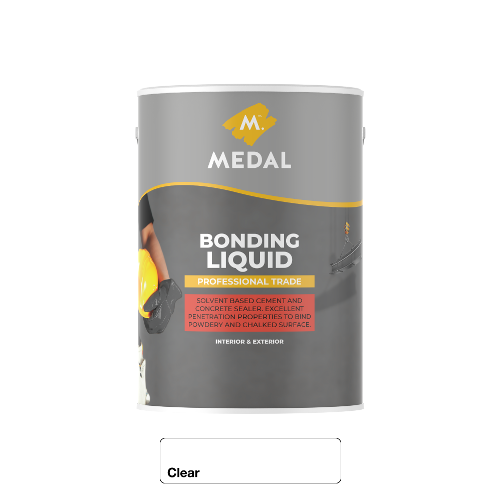 Medal Prof Trade Bonding Liquid Clear 5L, - Cashbuild