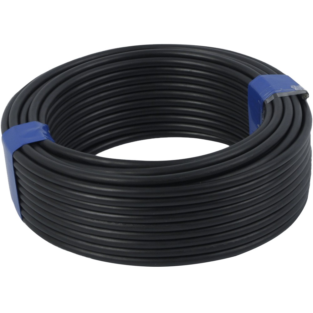 Housewire SABS Black 6.0mm/ 10m, - Cashbuild