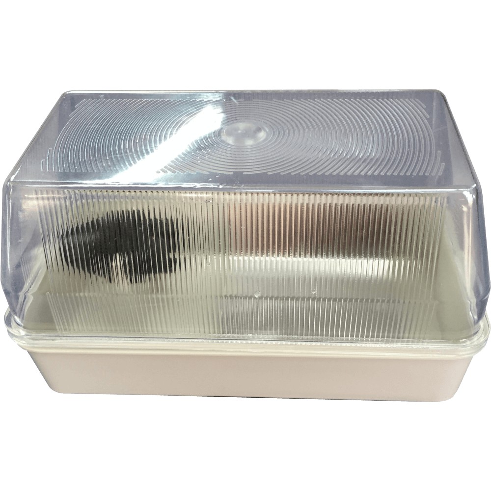 Bulkhead Light Fitting Poly 42watt, - Cashbuild