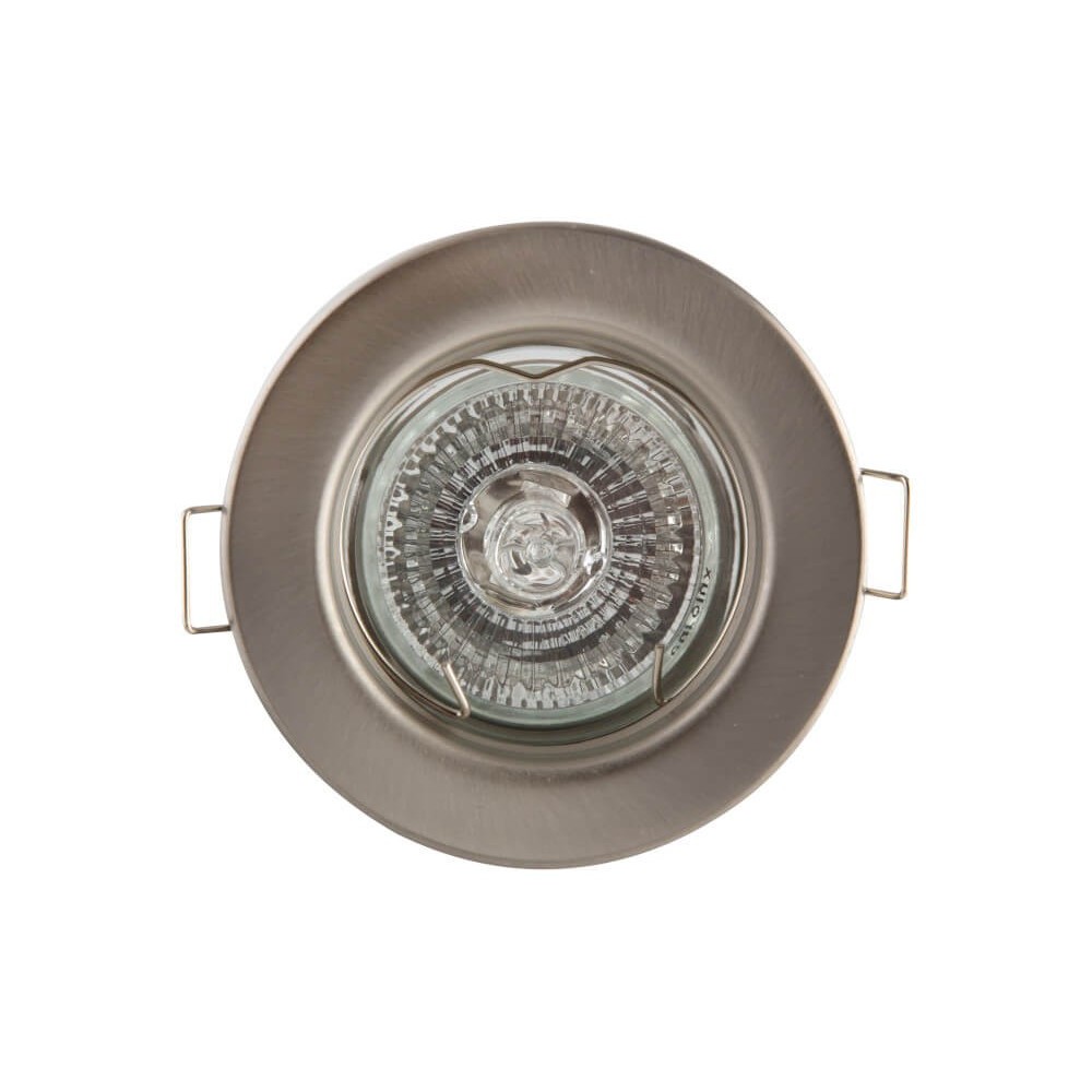 Downlight Dichroic 12v 50w Satin Chrome, EUROLUX - Cashbuild