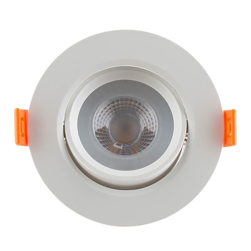 Downlight 5w LED Round Tilt 95mm White 4000k, EUROLUX (PTY) LTD - Cashbuild