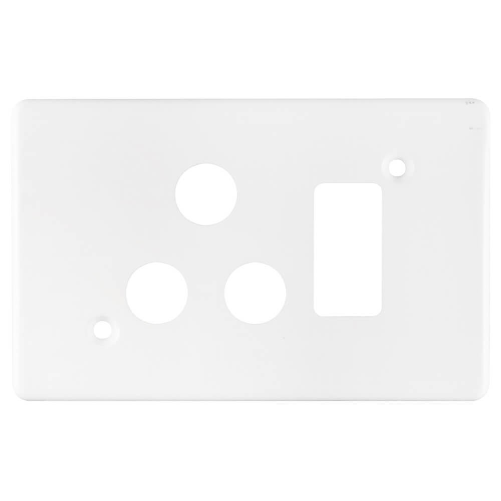 Switch Plug Cover Plate Crabtree 50x100, - Cashbuild