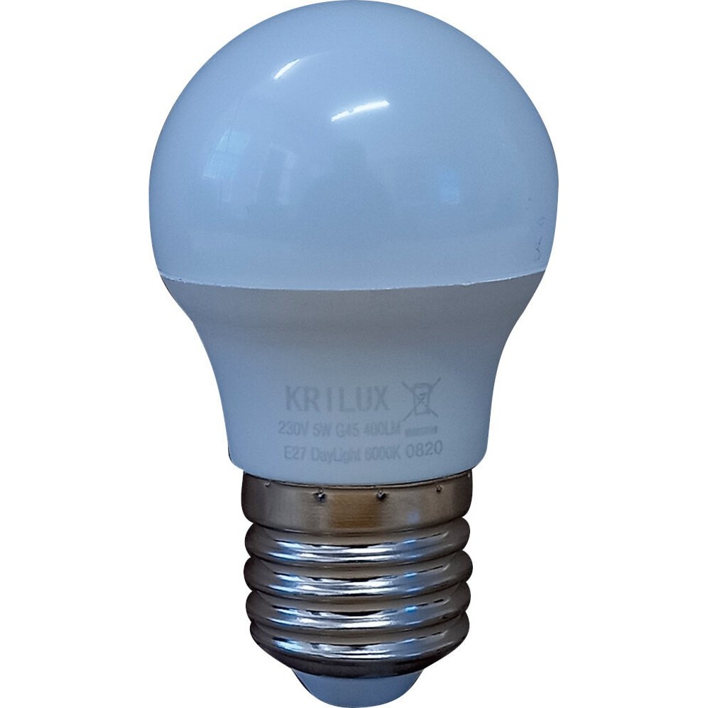 LED Golfball 5w E27 6000k (daylight) Globe, - Cashbuild