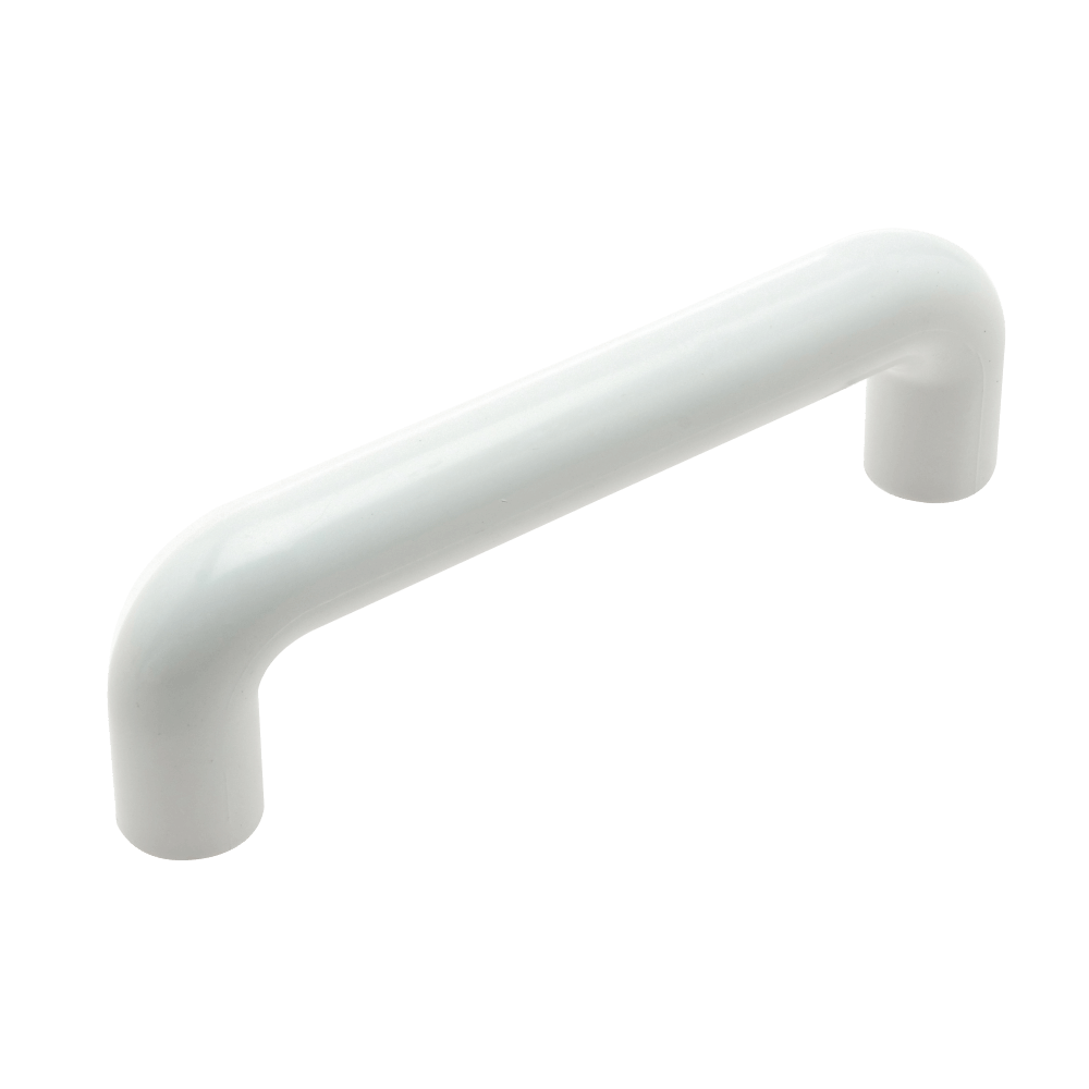 Handle Plastic Thick Dain White 96mm, MACKIE - Cashbuild