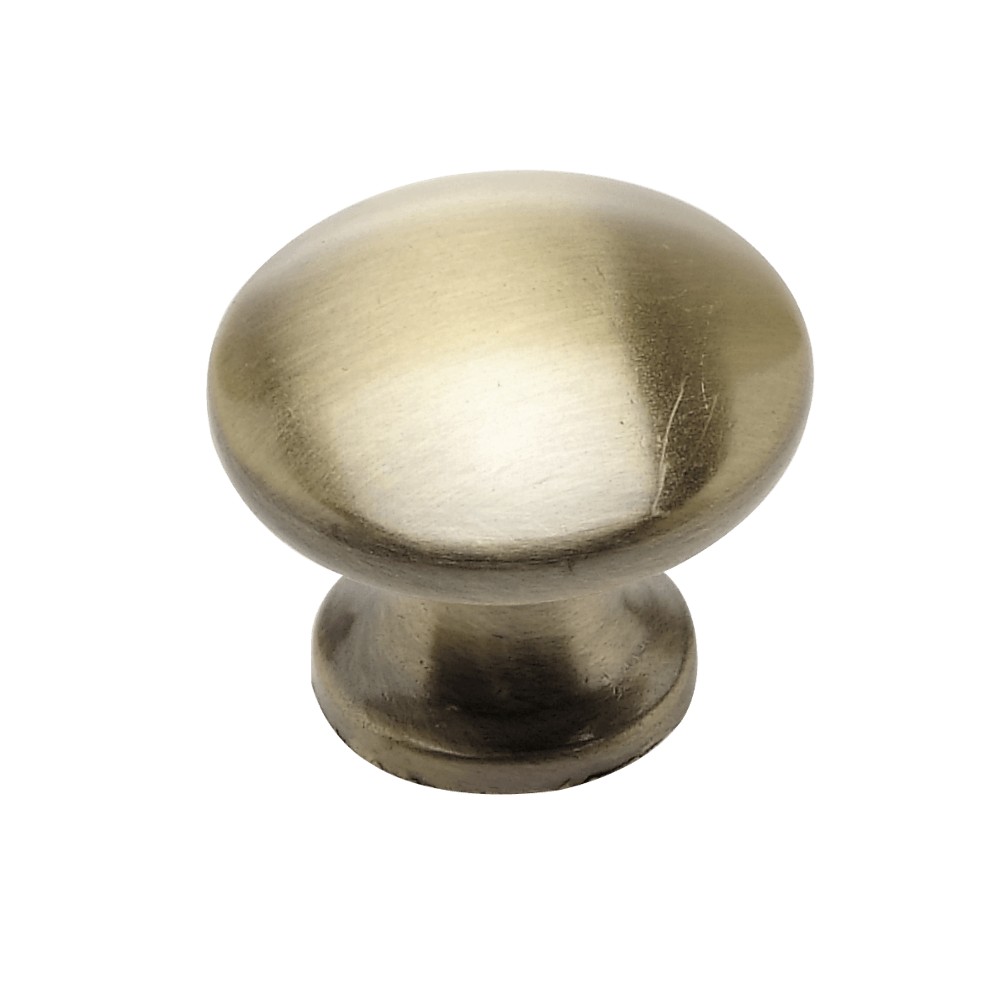 Antique Brass Mushroom Knob 30mm, APS - Cashbuild