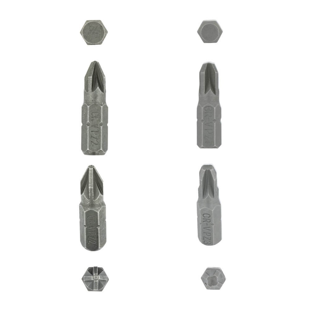 Eureka Pozi Drive Bit 25mm Quantity:4, EUREKA - Cashbuild