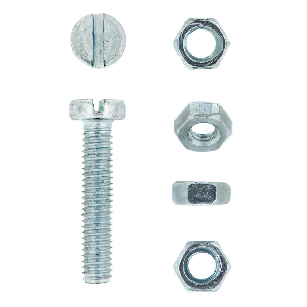 Eureka Machine Screw & Nut 4x20mm Quantity:15, EUREKA - Cashbuild