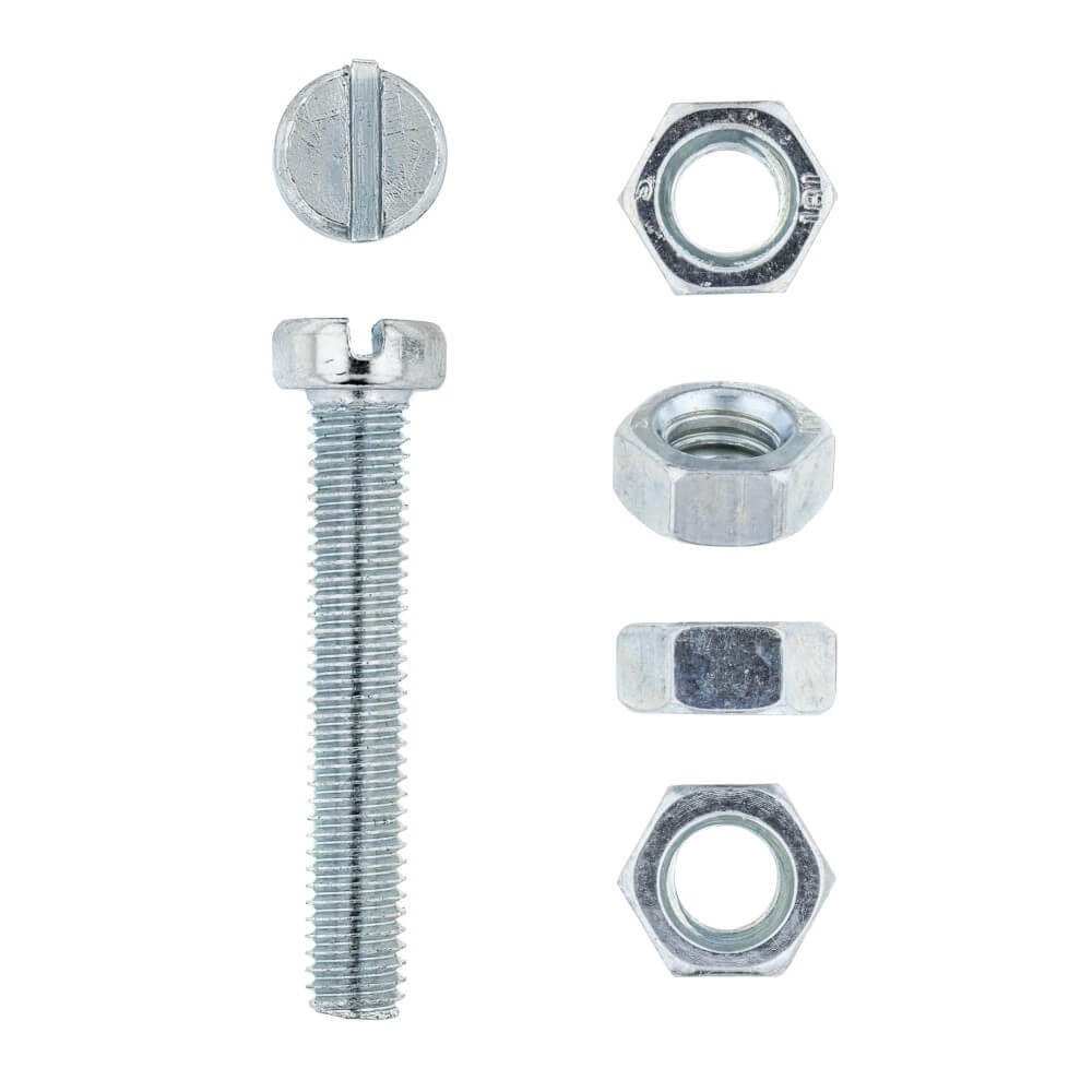 Eureka Machine Screw & Nut 5x30mm Quantity:12, EUREKA - Cashbuild