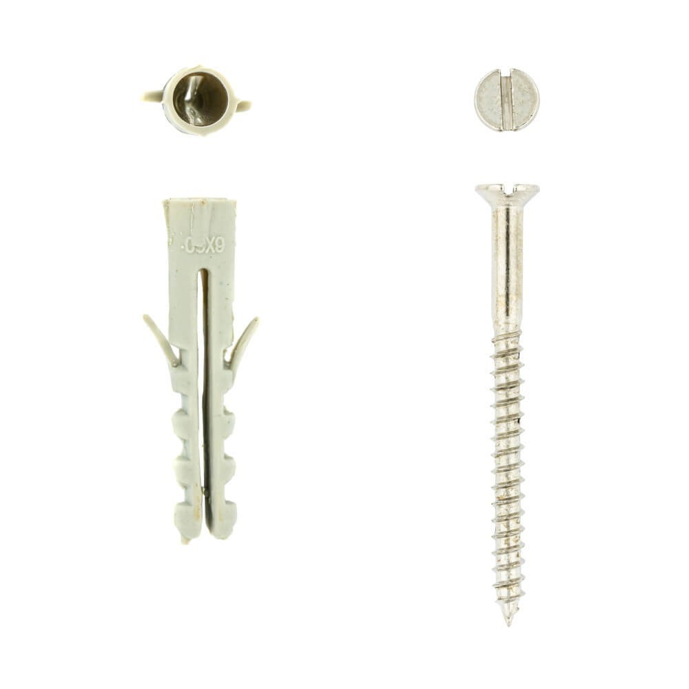 Eureka Wall Plug & Screw 40x30mm Quantity:15, EUREKA - Cashbuild