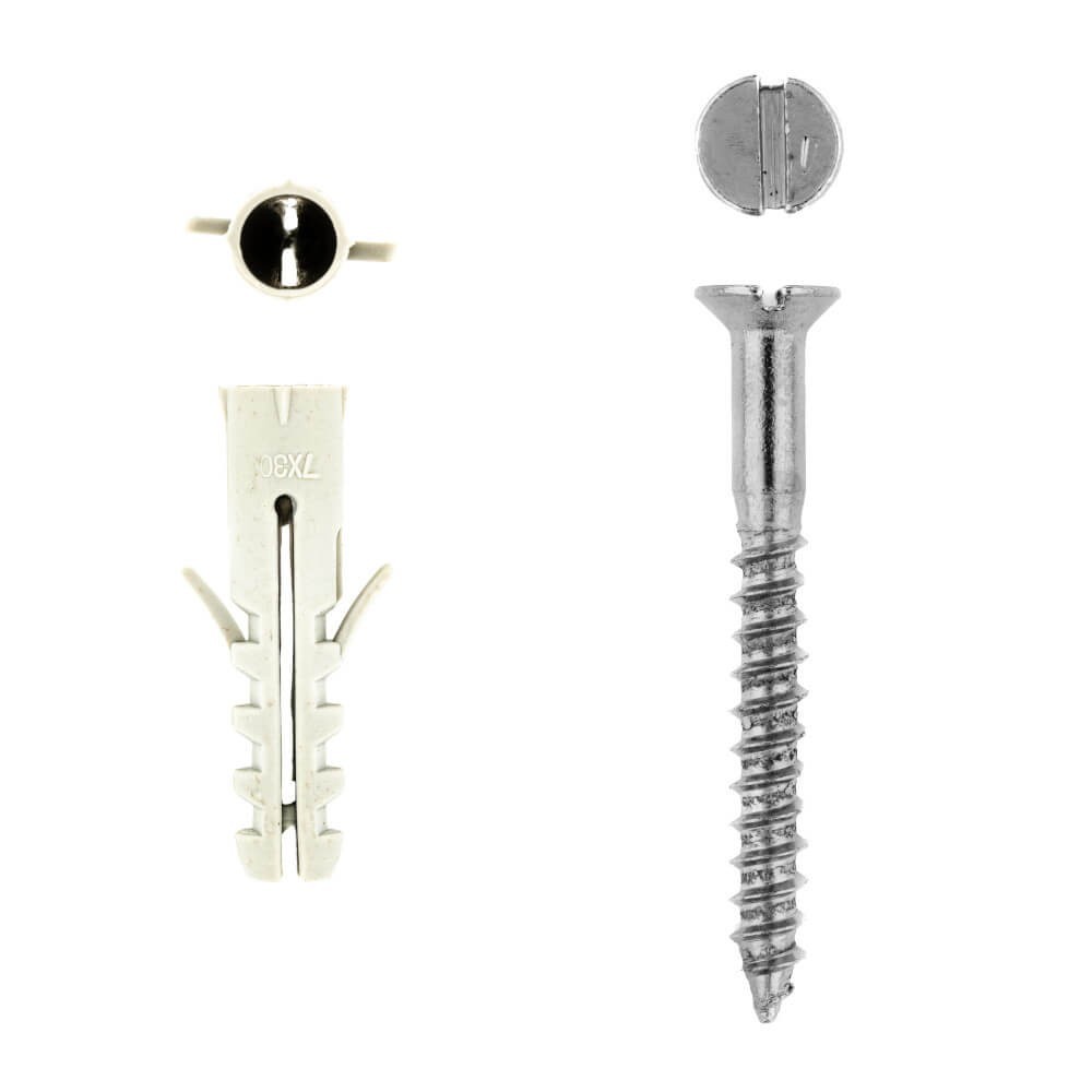 Eureka Wall Plug & Screw 45x38mm Quantity:15, EUREKA - Cashbuild