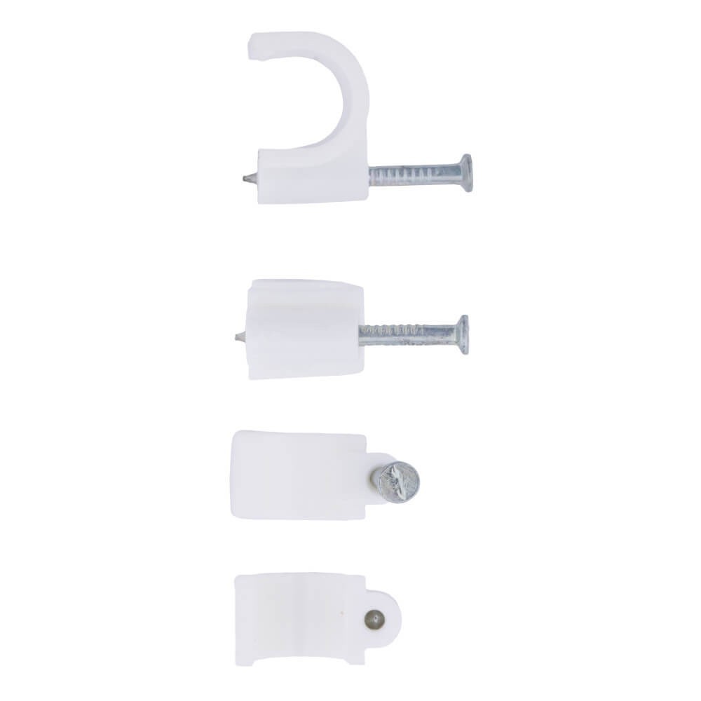 Eureka Cable Clip Round 100mm Quantity:50, EUREKA - Cashbuild