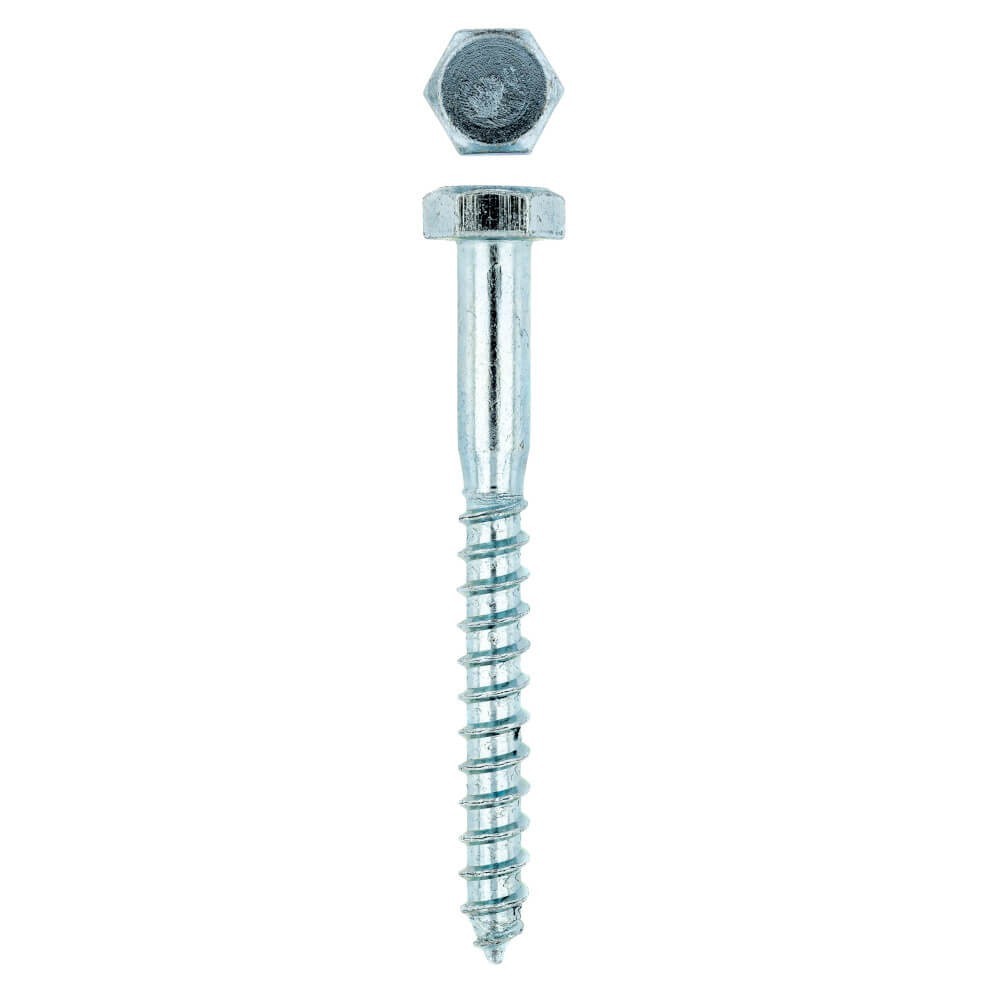 Eureka Coach Screw Galvanized Mild Steel 8x75mm Quantity:6, EUREKA ...