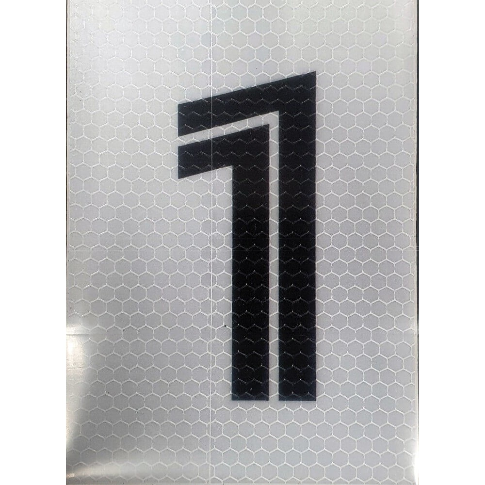 Black & White Reflective Number 1, TROJAN - Cashbuild