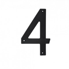 Black Plastic Number 200mm - Nr 4, MACKIE - Cashbuild