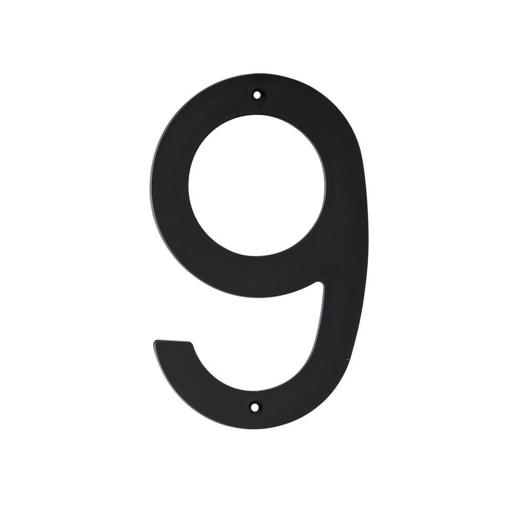 Black Plastic Number 200mm - Nr 9, MACKIE - Cashbuild