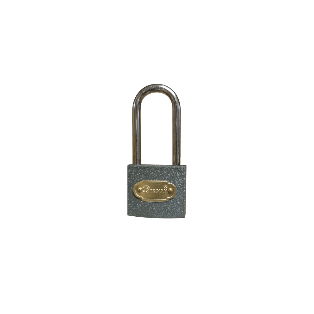 40mm Iron Long Shackle Padlock, TROJAN - Cashbuild