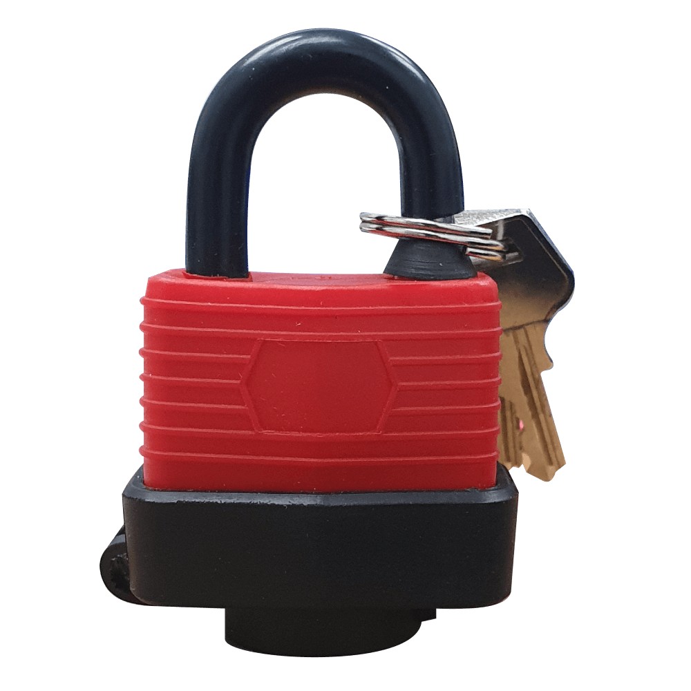 40mm Laminated Coated Padlock, TROJAN - Cashbuild