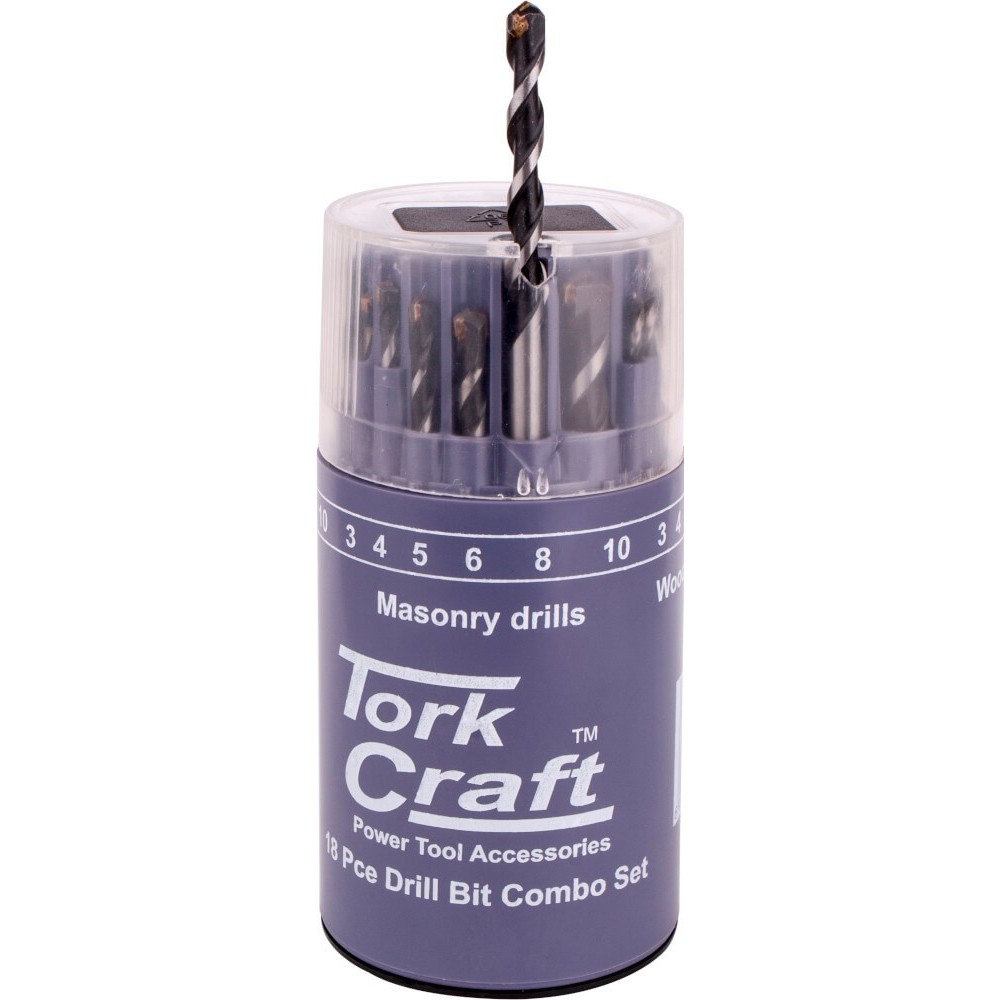 Drill Bit Set Quantity:18, TORK CRAFT - Cashbuild