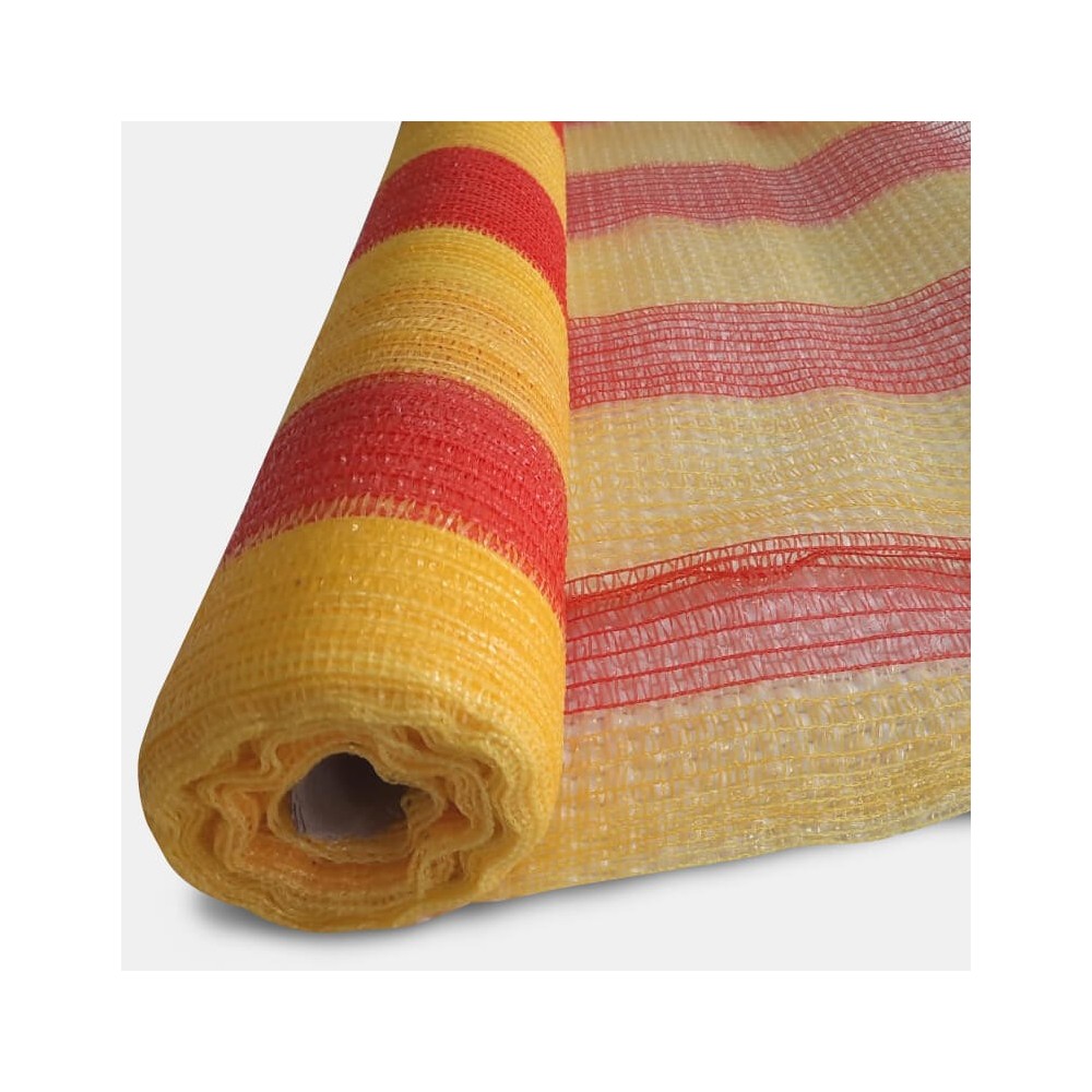 Orange & Yellow Barrier Netting 1m X 50m on a Roll, - Cashbuild