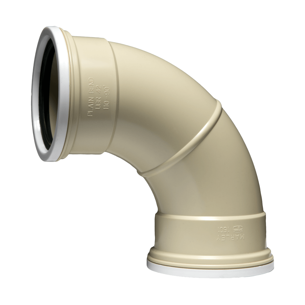 Underground Bend 110mm X 90 Deg Plain SABS, MARLEY - Cashbuild