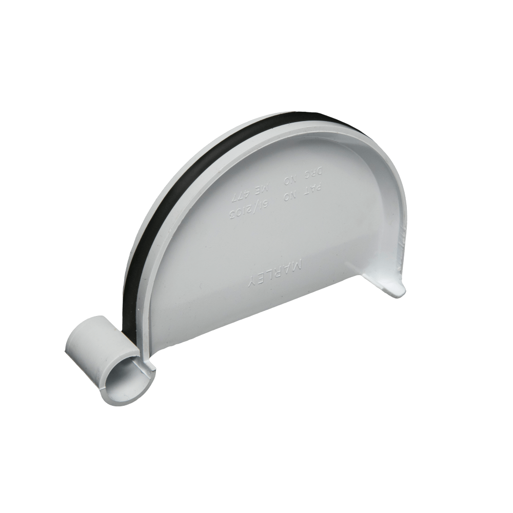 Gutter Stop End Round PVC, MARLEY - Cashbuild