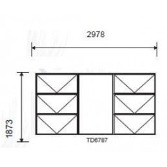 Window Frame Steel Td6787 F7, FIVE POINT STEEL - Cashbuild
