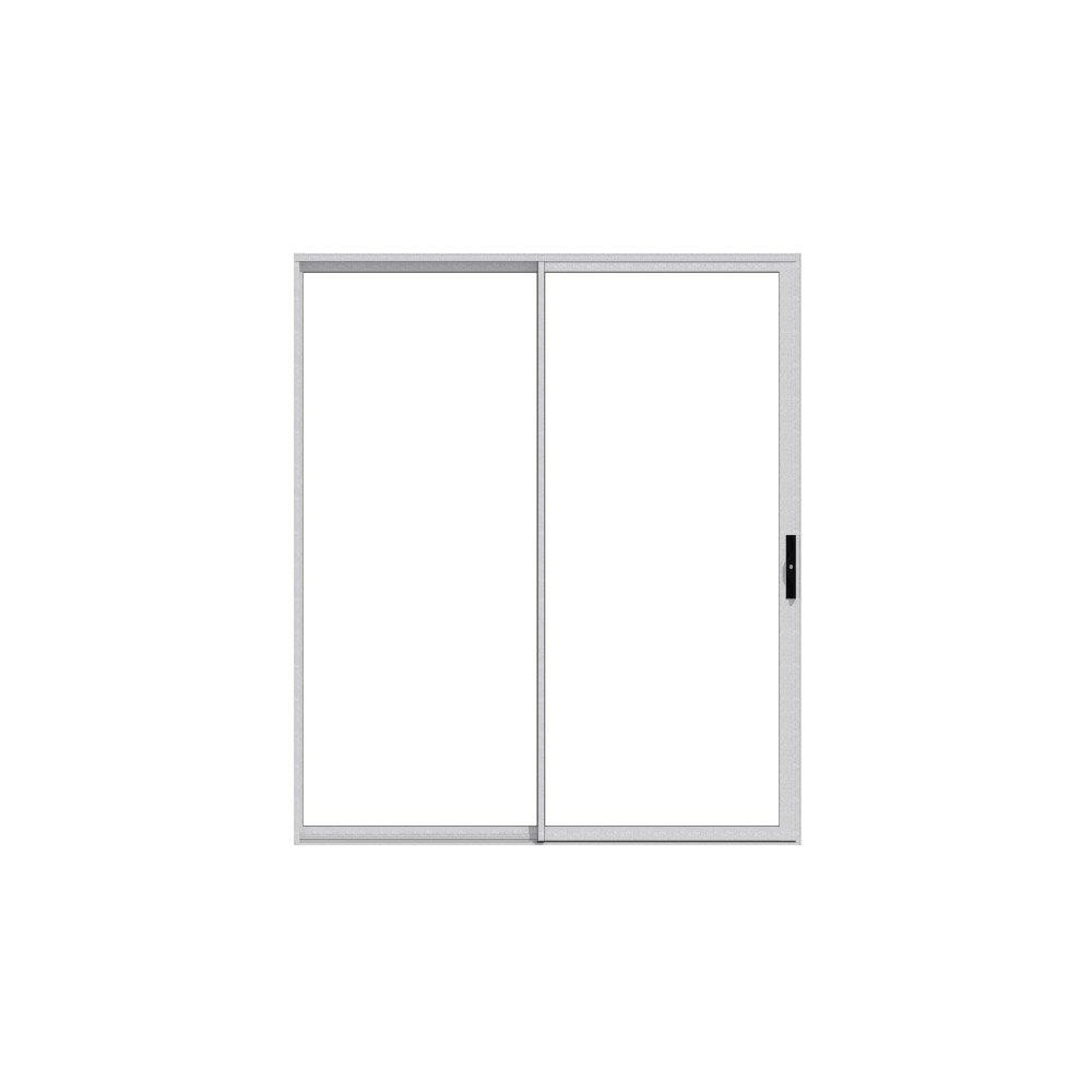 Sliding Door Aluminium Natural 1.5m, HARPER - Cashbuild