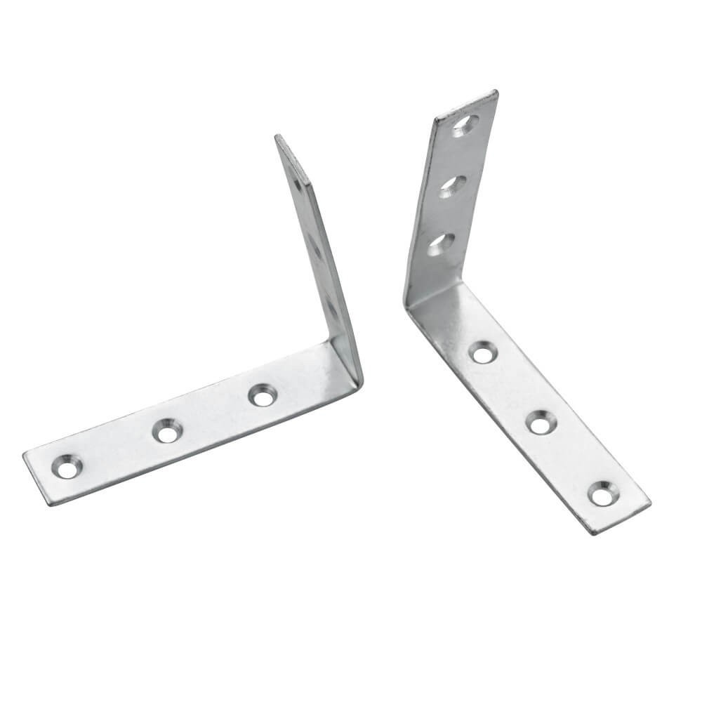 75x75mm Steel Corner Bracket with Screws, MACKIE - Cashbuild