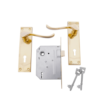 Lockset 2 Lever, TROJAN - Cashbuild