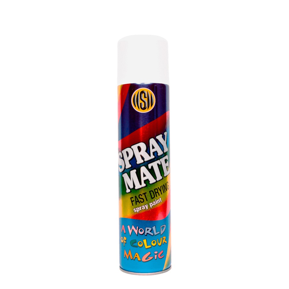 Spraymate Matt White 250ML, MEDAL PAINTS - Cashbuild