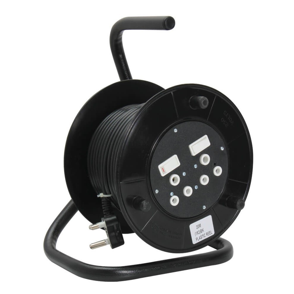 Extension Metal Reel 20m, EUROLUX - Cashbuild