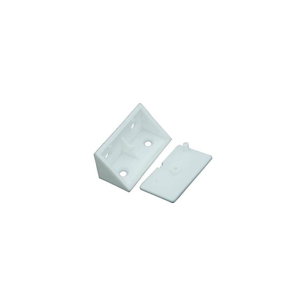Corner Block & Cap 20 X 20mm Quantity:4, TROJAN - Cashbuild