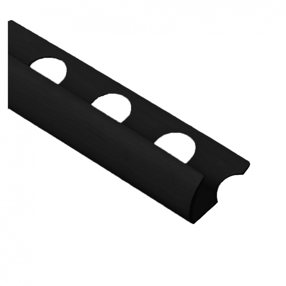 Tile Trim PVC 2.4m Black, - Cashbuild