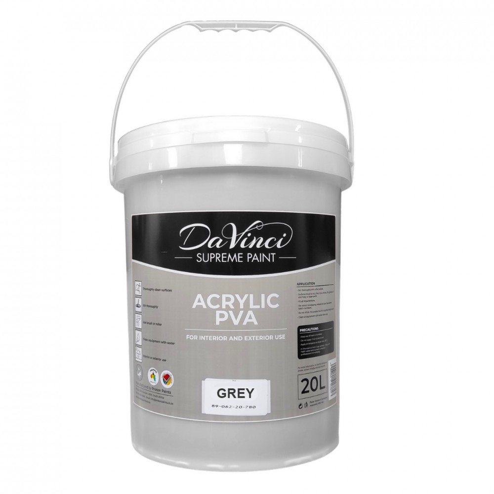 Paint PVA Chimney Grey 20l, - Cashbuild