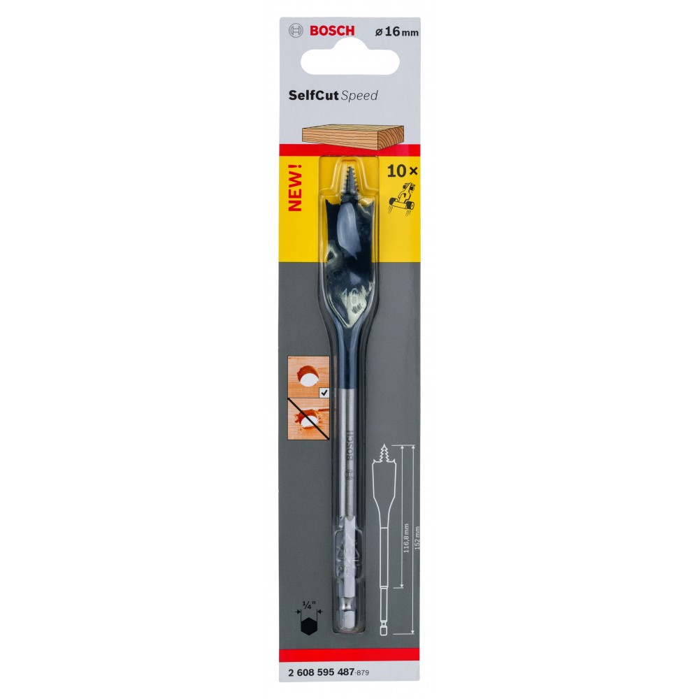 Bosch Spade Bit Hexagon 16x152mm, BOSCH - Cashbuild