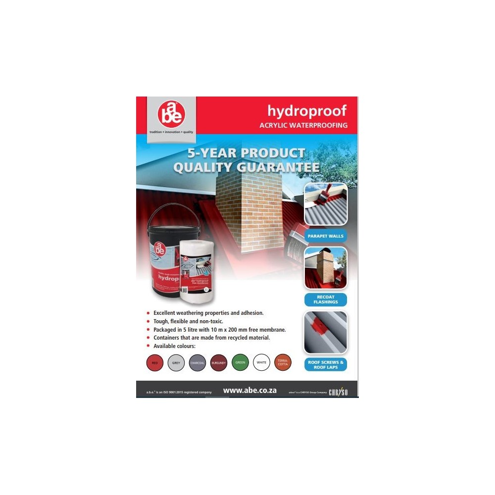 Abe Hydroproof Burgundy 5l & Free Mesh, ABE - Cashbuild