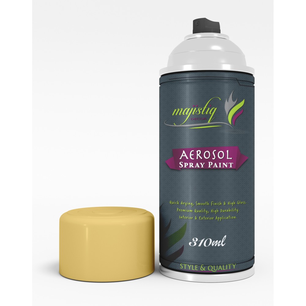 Spray Paint Rich Pale Gold 250ML, MAJISTIQ - Cashbuild