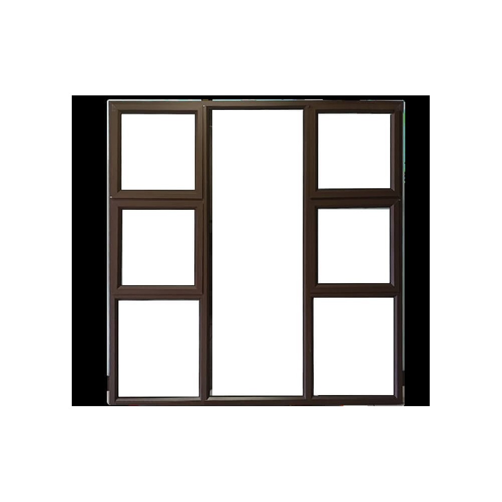 Window Frame Aluminium P4tt1818 Bronze, - Cashbuild