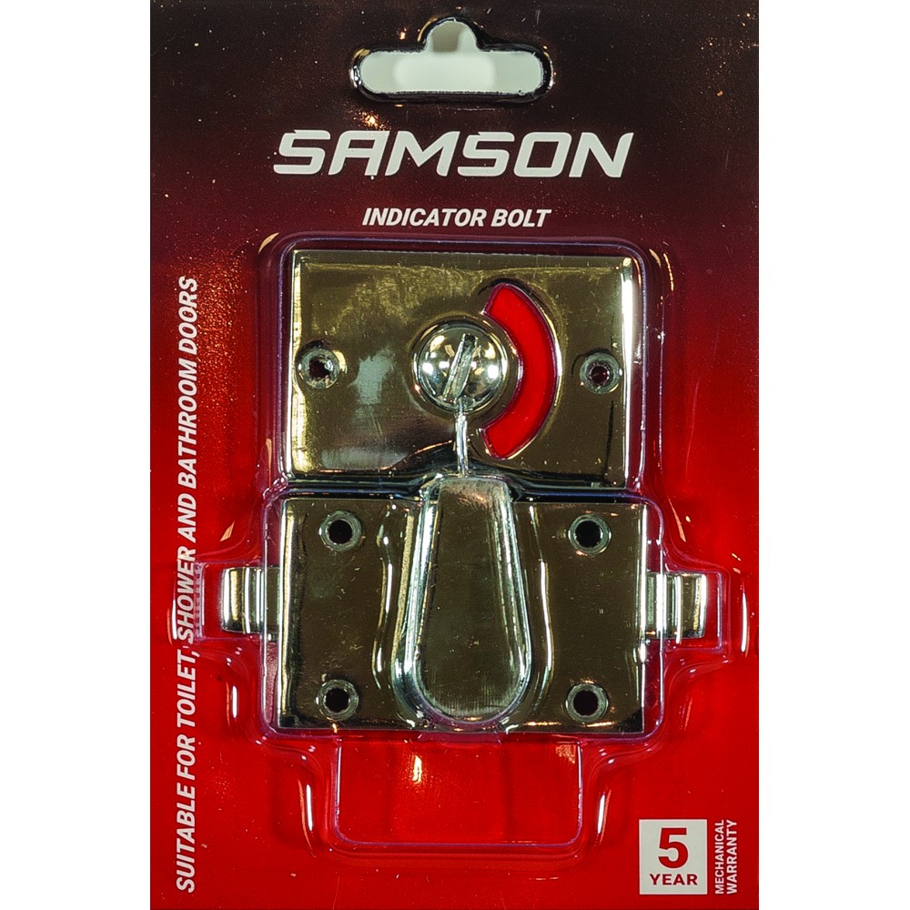 Samson Indicator Bolt Chrome Plated, SAMSON - Cashbuild