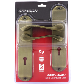 Samson Lock Set Key 3l Sabs Bari Antique Bronze, SAMSON - Cashbuild