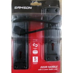 Samson Lock Set Key 3l Sabs Cortana Matt Black, SAMSON - Cashbuild