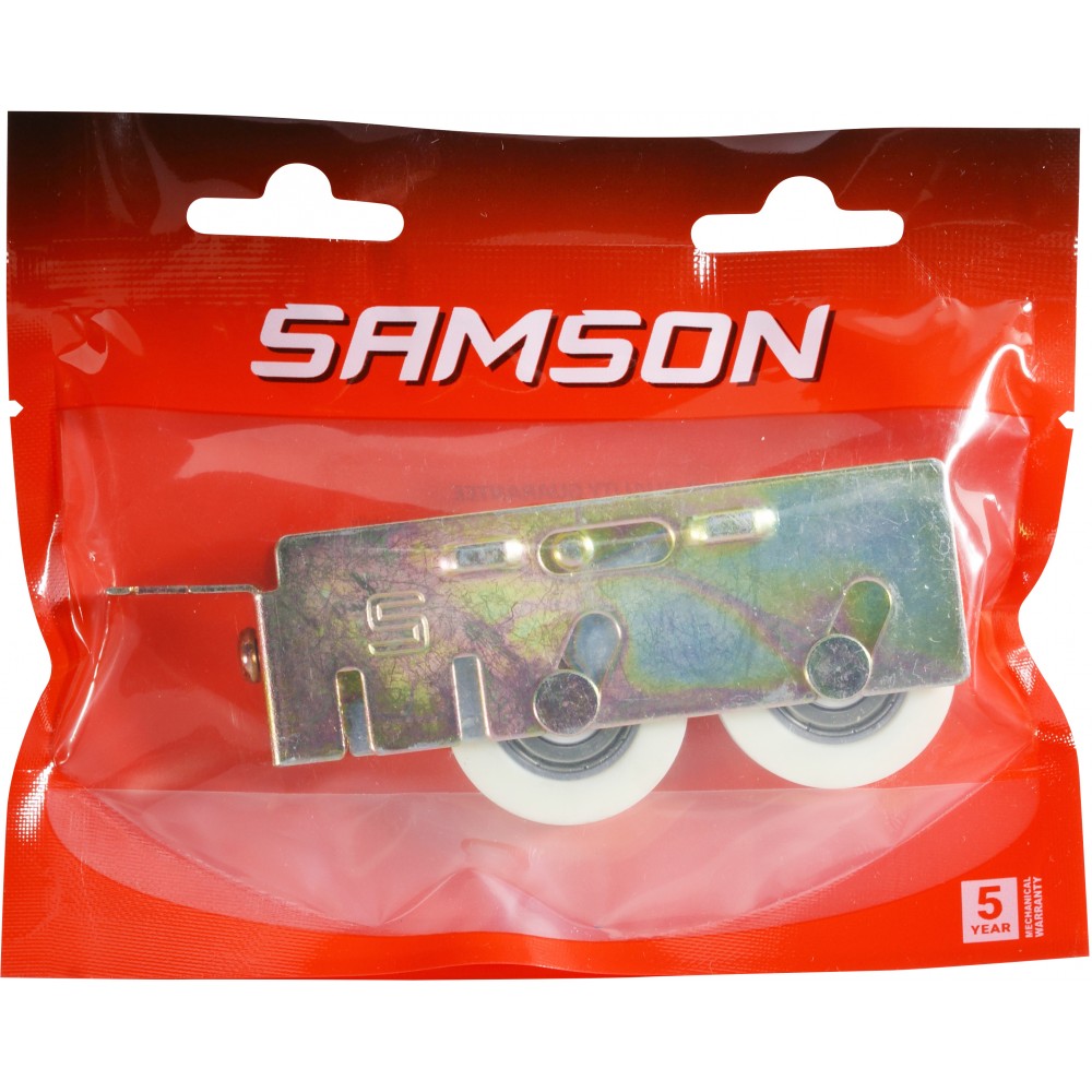 Samson Double Door Roller 15mm Yellow Zinc, SAMSON - Cashbuild